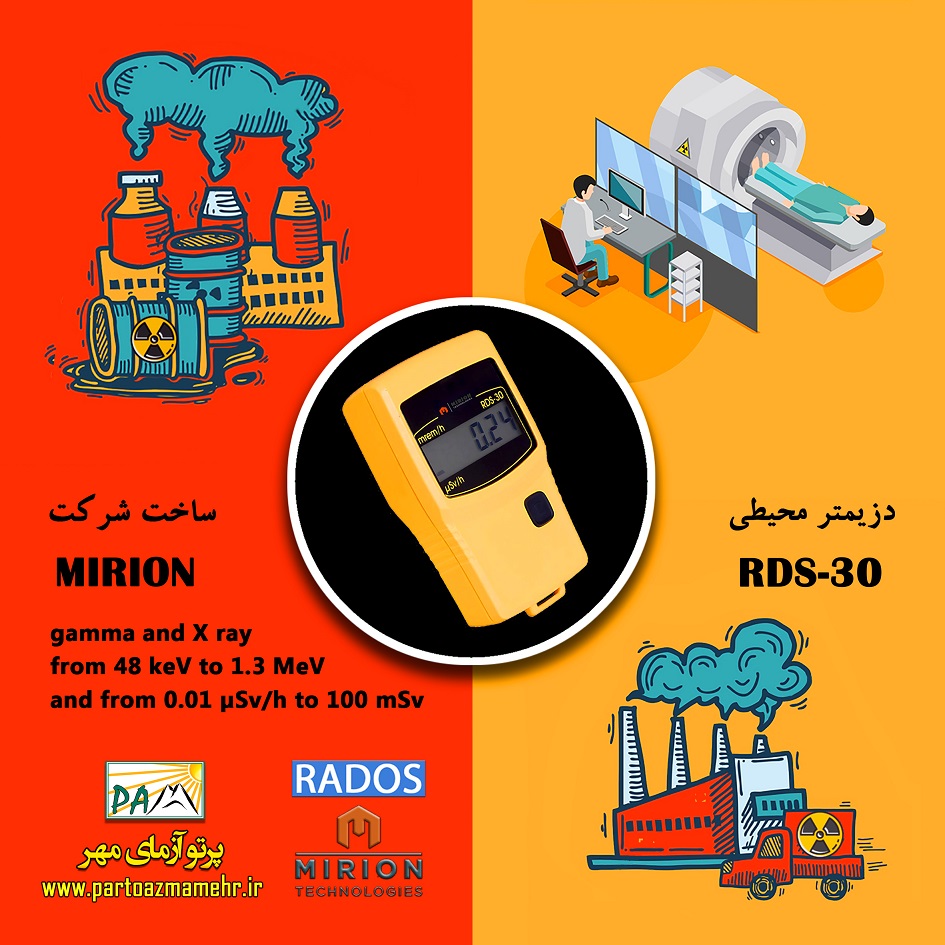 دزیمتر رادیواکتیو محیطی MIRION-RADOS RDS 30 – Parto Azma